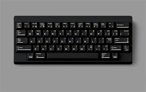 Sleek Black OEM Minimal Keycap Set Whimsical Kawaiikeycaps