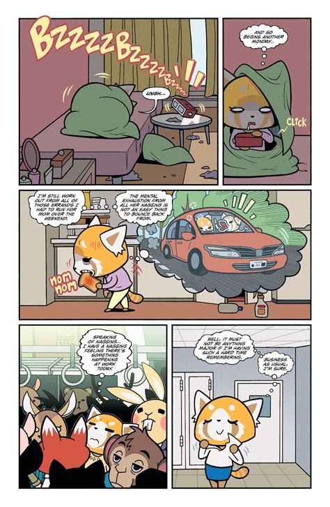 Read Online Aggretsuko Comic Issue 3