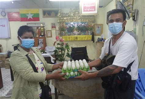 မြောက်ဥက္ကလာပမြို့နယ် င ရပ်ကွက်ရုံးသို့ ကိုဗစ် ၁၉ ရောဂါကာကွယ်ရေး လုပ်ငန