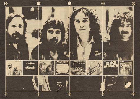 Wycinki Muzyczne Z Prasy PRL Black Sabbath Plakat Z Magazynu Razem