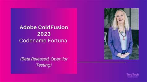 adobe coldfusion 2023 codename fortuna beta released open for