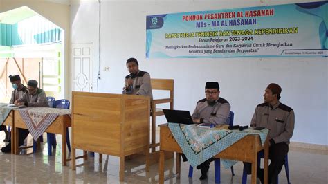 MTs Al Hasanah Dan MA Al Hasanah Gelar Evaluasi Program Kerja Melalui