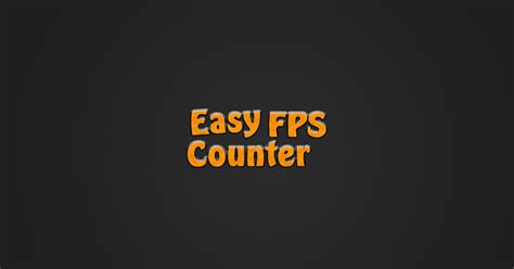 Easy Fps Counter 整合 Unity Asset Store