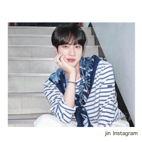 Bts Community Post 𝘫𝘪𝘯 𝘵𝘪𝘮𝘦 🤍 ⁡ ⁡ ジンくんのことが好きだなぁ。 ⁡ 大好きだなぁ。 ⁡ ⁡ って
