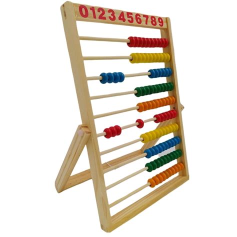 Wooden Abacus Counting Number Frame Universal Wooden Toys