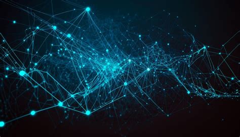 Premium Ai Image Abstract Realistic Technology Particle Background