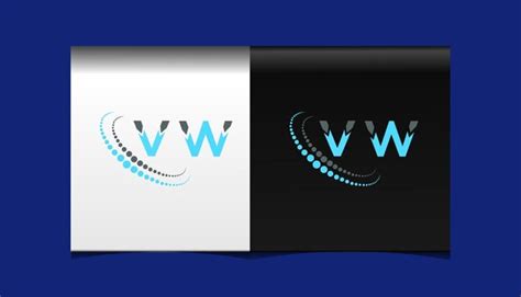Premium Vector Vw Initial Modern Logo Design Vector Icon Template