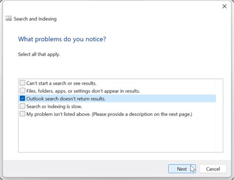 Windows 11 Outlook Search Not Working 6 Fixes