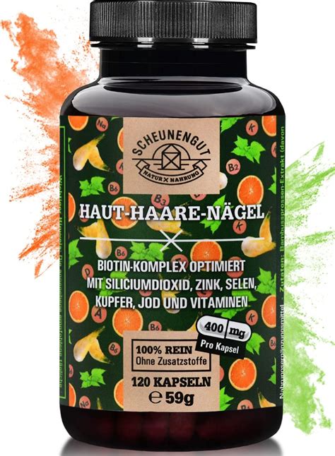 HAUT HAARE NÄGEL Vitamin Mineralkomplex Hochdosiert WICHTIG Laborgeprüfter 15 fach Komplex