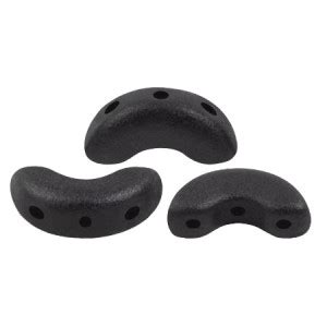 Arcos Par Puca 5x10 Mm Dark Grey Light Mat X10g Perles Co