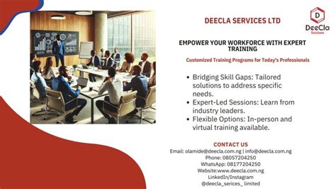 Deeclaservicesltd Financialmodelling Dataanalyst Employeetraining