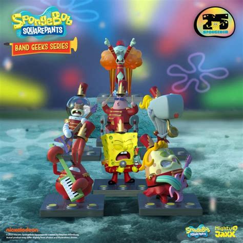 Spongebob Squarepants Band Geeks Box Of 6 Random Figures