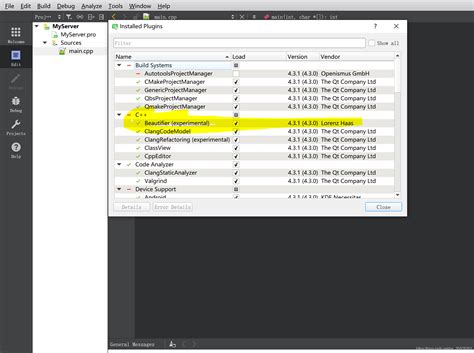 Qtcreator格式化代码 Beautifier插件使用方式qt Beautifier Csdn博客