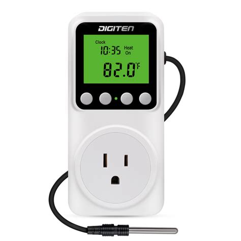 Timer Thermostat Tagged Day Night Temperature Controller Digiten