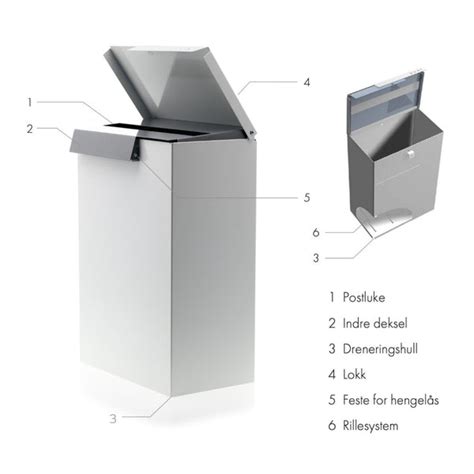 Ekstra Stor Postkasse I Norsk Design Fra Skilthandelen