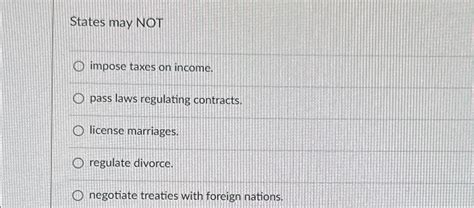 Solved States May Notimpose Taxes On Incomepass Laws