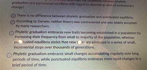 [answered] Terence Between Phyletic Gradualism And Punctuated Kunduz