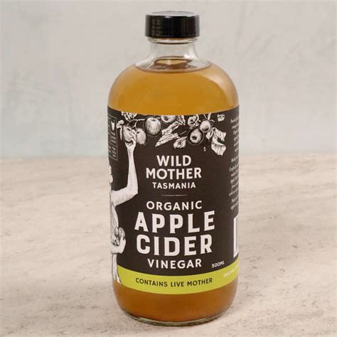 Wild Mother Tasmania Organic Apple Cider Vinegar Bruny Island