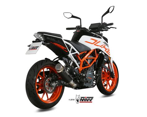 Scarico KTM 390 DUKE Mivv GP PRO Inox Nero KT 019 LXBP Mivv