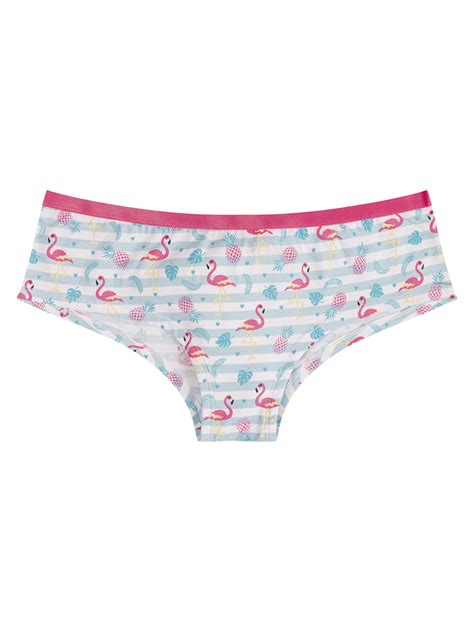 Womens Hipster Briefs Love Flamingos Dedoles