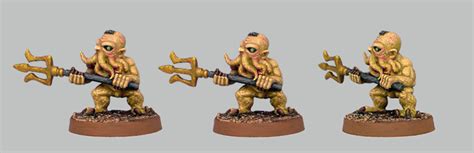 Cdw02 Chaos Dwarf With Trident Checkpoint Miniatures