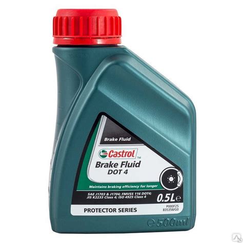 Тормозная жидкость CASTROL Brake Fluid React DOT 4 Low Temp 500ml ...