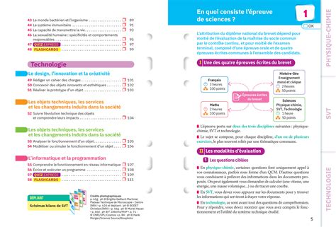 Fiches Brevet Sciences 3e Physique Chimie Svt Technologie Brevet