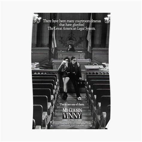 My Cousin Vinny Movie Poster Poster For Sale By Bdstore Redbubble