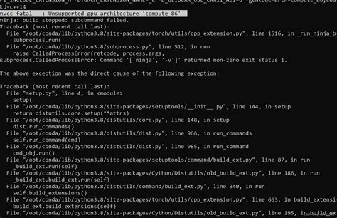 Bug】解决：nvcc Fatal Unsupported Gpu Architecture ‘compute86‘3090降低算力 Python Csdn博客