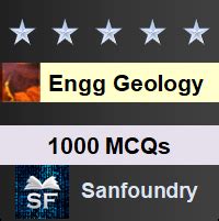 Engineering Geology Mcq Multiple Choice Questions Sanfoundry