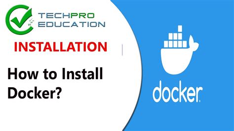 How Install Docker Techpro Education Youtube