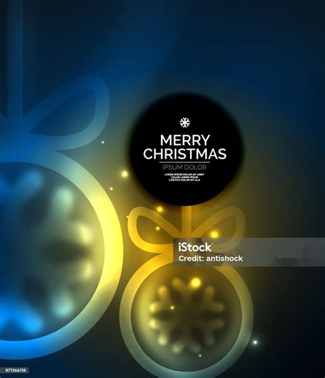 クリスマスつまらないもの輝く新年球ベクトル マジック暗い背景 お祝いのベクターアート素材や画像を多数ご用意 お祝い ちょう結び
