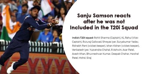 Sanju Samson Shares A Cryptic Tweet After Being Excluded From Ind Vs Nz