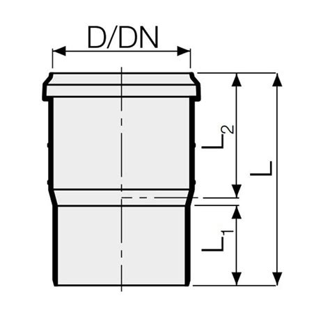 Valsir Pp3 Double Depth Pp Pipe Fitting D50mm Vs0530003