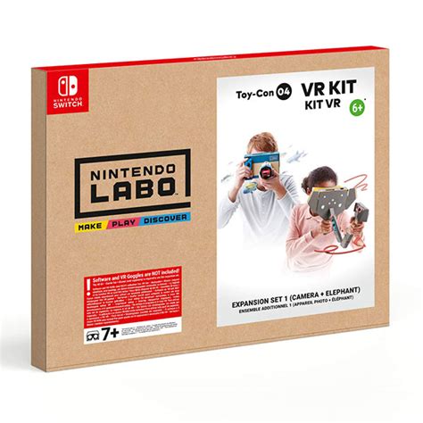Nintendo Switch Labo Toy Con 04 Vr Kit Expansion Set 1 3d Box