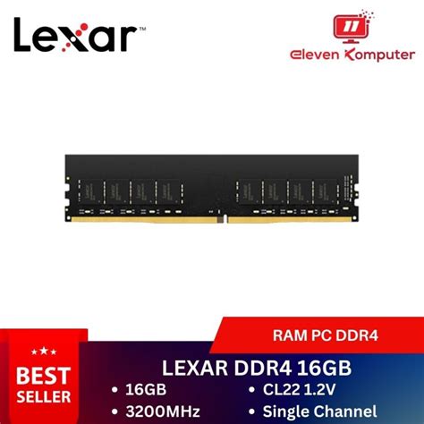 Ddr4 Lexar 16gb 3200mhz Ld4au016g B3200gsst
