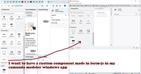 How To Add Custom Components Made In Form Js To Camunda Modeler Windows