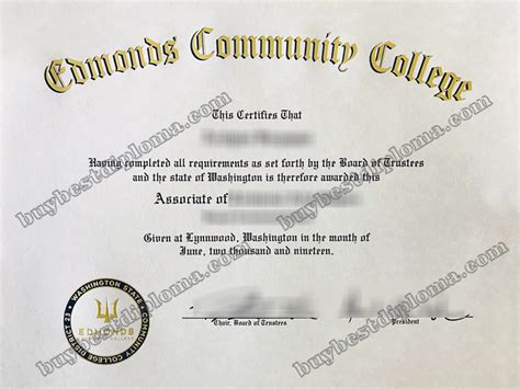 Steps To Get A Fake Edmonds College Diploma