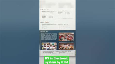 bs in electronic system by iitm youtube