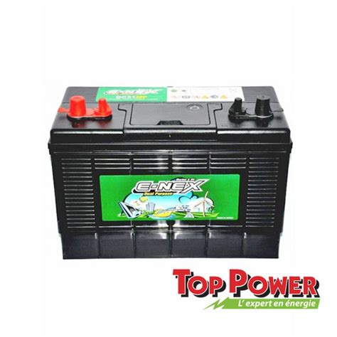 Battery 12VDC @ 100AH - Marine Deep Cycle - E-NEX - Top Power Store