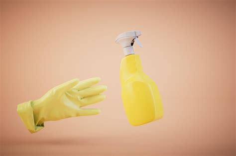 Premium Photo Wet Cleaning Of The House Detergent In A Sprayer And