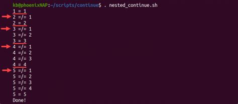 Bash Continue How To Resume A Loop