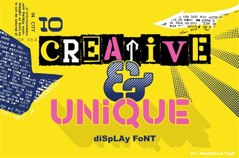 Creative Unique Display Fonts Dealjumbo