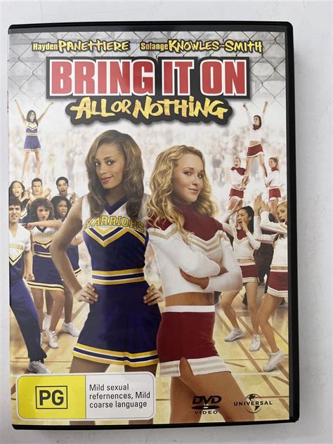 Bring It On All Or Nothing Dvd 2006 Hayden Panettiere Region 4