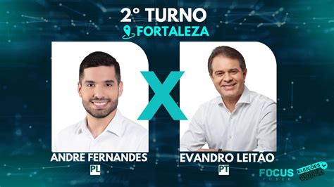 Fortaleza votos válidos André e Evandro disputarão o segundo turno