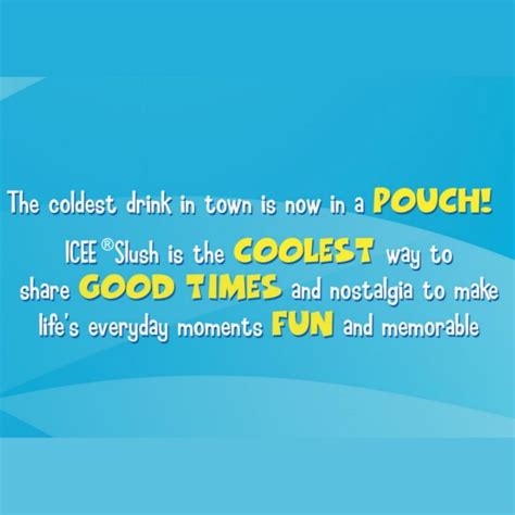 Icee Slush Blue Raspberry 6 Fl Oz Drink Pouch