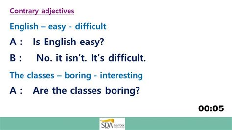 Level1 Contraryopposite Adjectives Sample Youtube