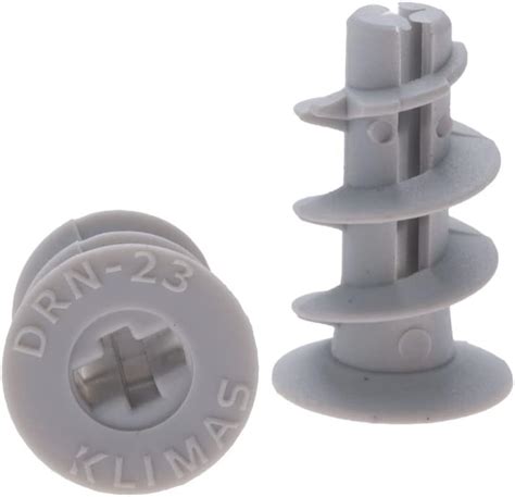 Drywall Anchors Plasterboard Dowels 50 Pack 15mm X 23mm Nylon Plugs