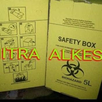 Jual MALL Safety Box 5 Liter Safety Box 5 L Tempat Sampah Medis 5