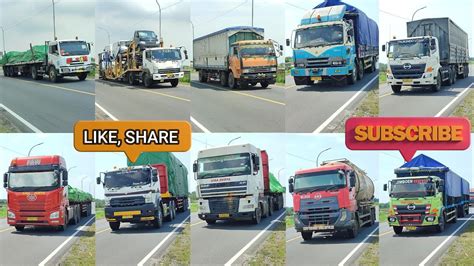 Truk Trailer Trinton Trintin Kontener And Gandeng Faw Isuzu Giga